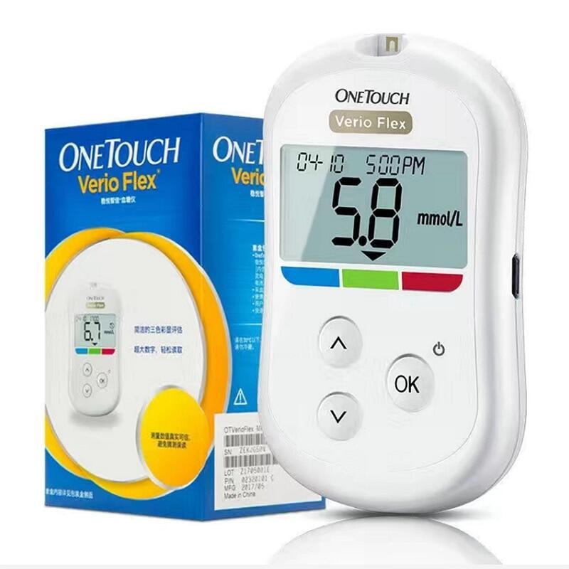 Onetouch / One touch Verio Test Strips 100pcs Flex Blood Glucometer ...
