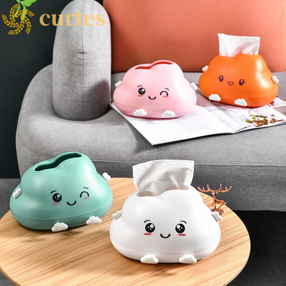 CURTES Cloud Tissue Dispenser, Decorative Plastic Cloud Shape Tissue ...