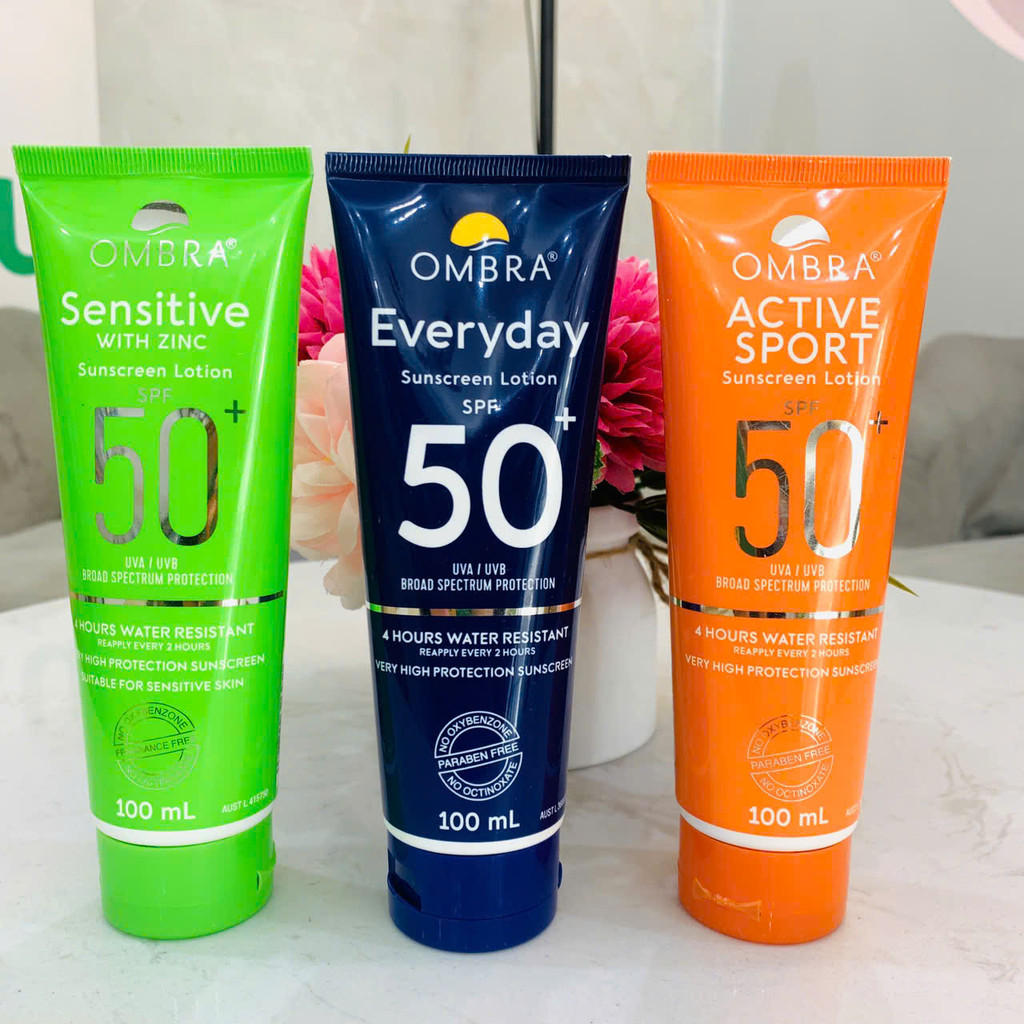 Ombra Sunscreen Lotion SPF 50+ 100ml Australian product | Shopee Malaysia