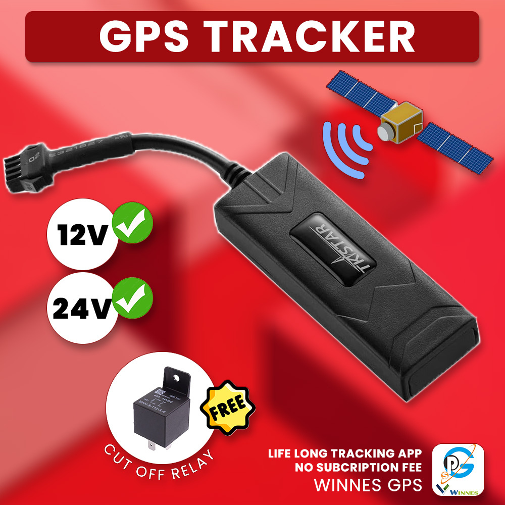 TKSTAR Penjejak GPS Tracker GPRS GSM Untuk Lori Motosikal Kereta Hentikan Enjin APP Percuma 12V ...