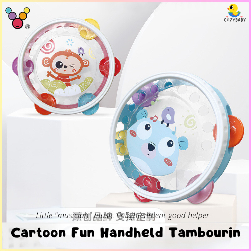 CozyBaby Baby Musical Tambourine Cartoon Clapping Tambourine or Rebana ...