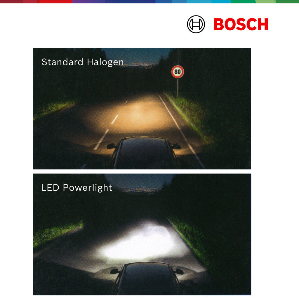 Bosch LED Powerlight Retrofit 6000K Mazda 2 Sedan DJ 3rd Gen (2015 ...