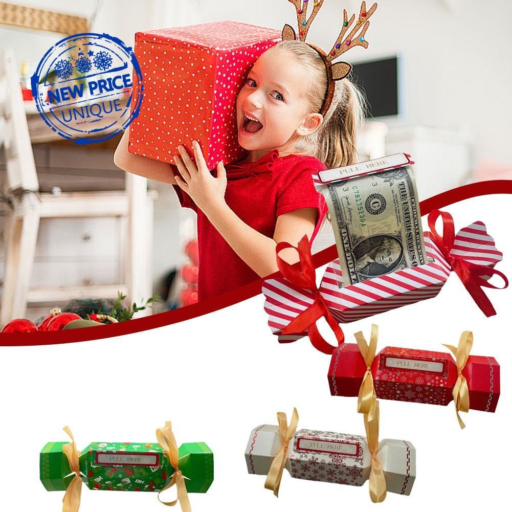 Merry Christmas Money Box For Cash Pull Money-set Surprise Gift Box ...