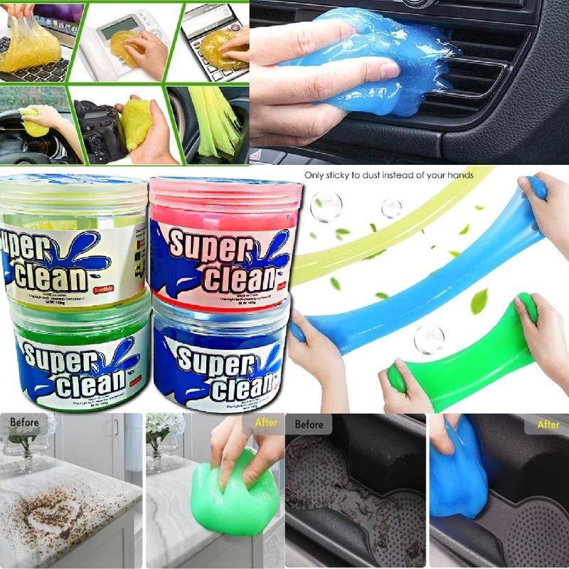 Reusable SLIME 160g Clean Adhesive Gel Remove Dust Hair Cleaning ...