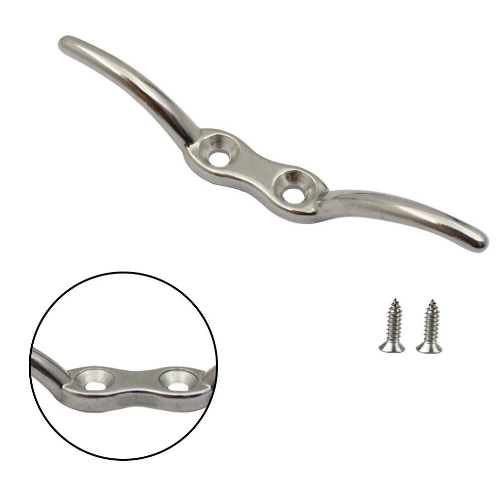 Stainless Steel Rope Cleat Hook Secure Fixation for Canopies and Tarps ...