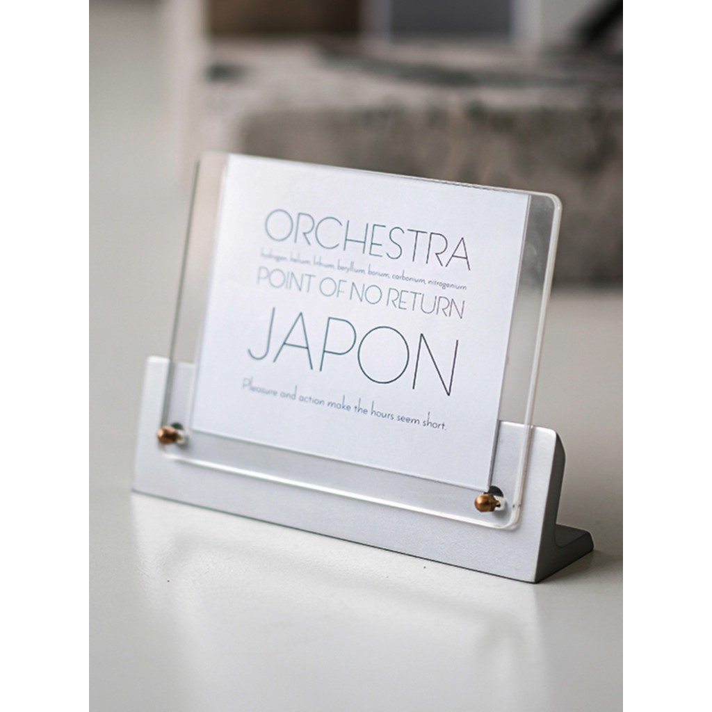 Acrylic Table Card Holder Display Card Resin Calendar Stand Table Card ...