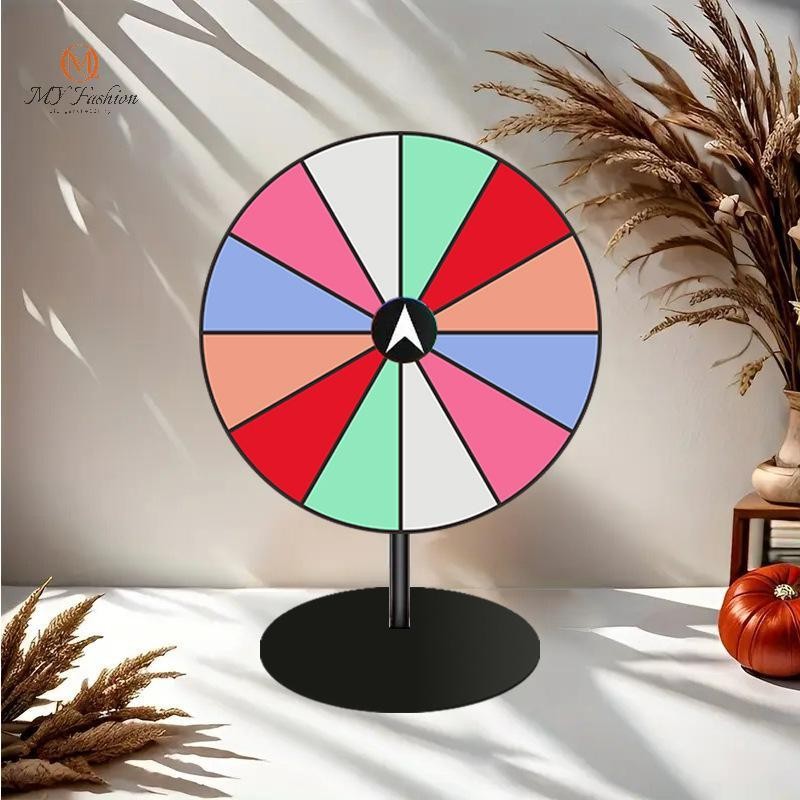{ MY Fashion } 1Pcs Acrylic Color Roulette Wheel Tabletop Prize Wheel ...