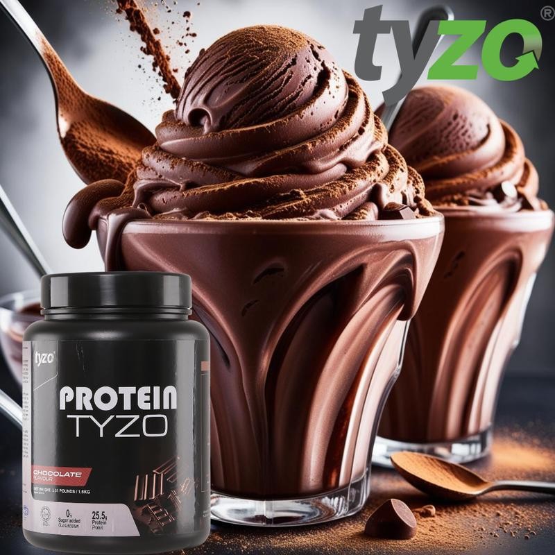 TYZO Protein Tyzo Chocolate 1.5 KG 50 Servings Halal Minuman Protein ...