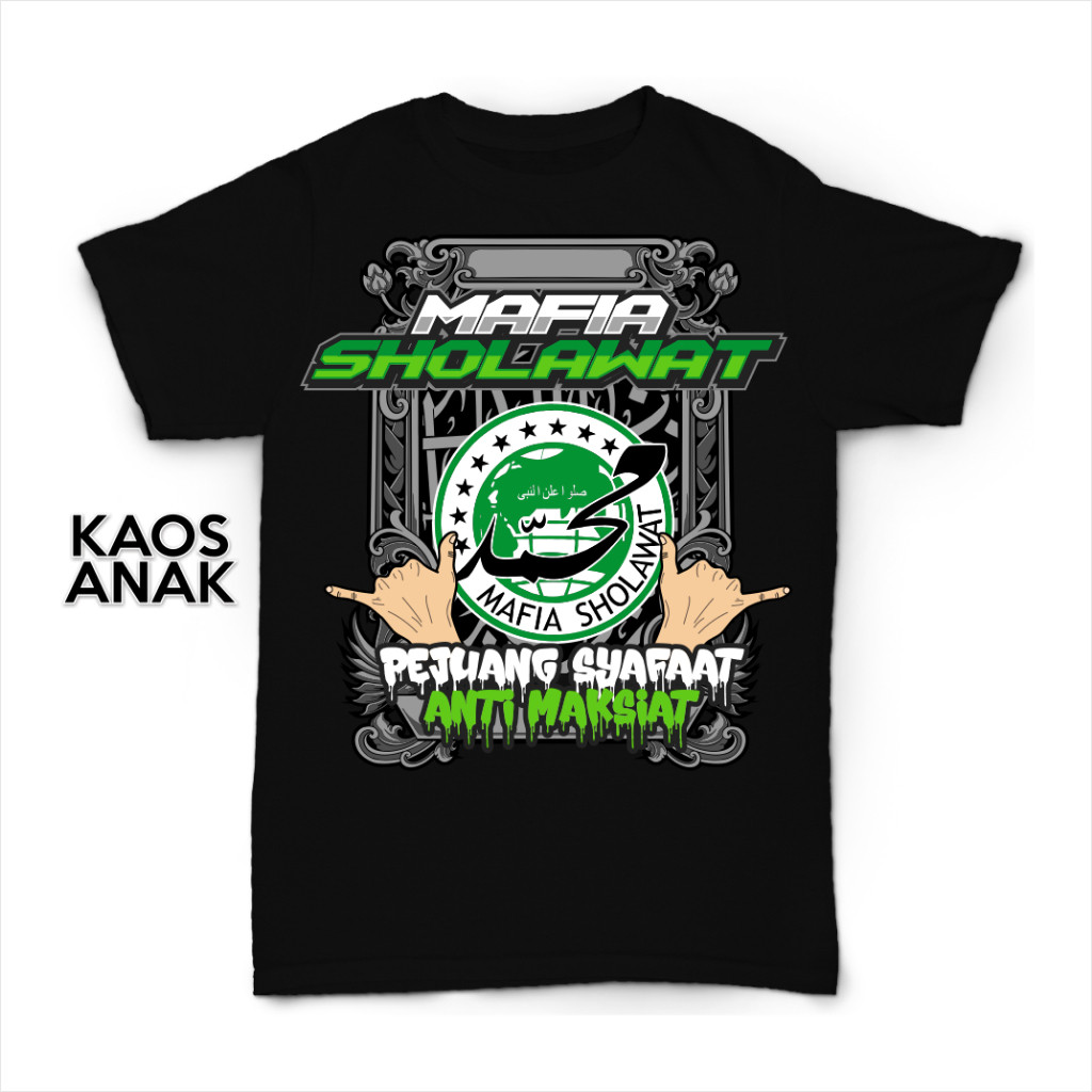 CHILDREN'S T-SHIRTS MAFIA SHOLAWAT MAFIS INDONESIA ANTI ACTION | BLITAR ...