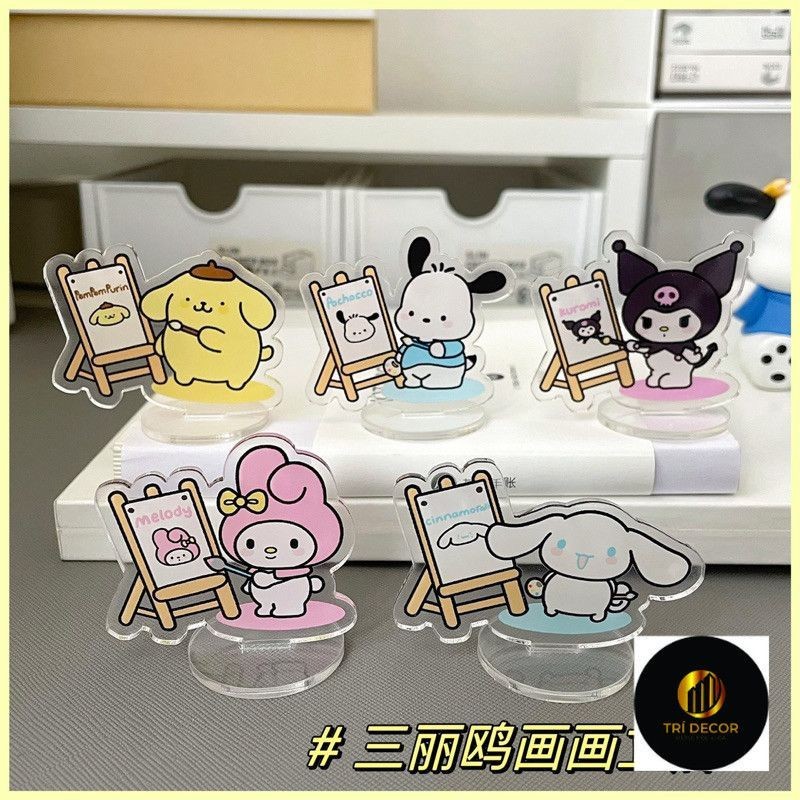 Standee Cartoon Acrylic Desktop mini Model Sanrio Kuromi Melody ...