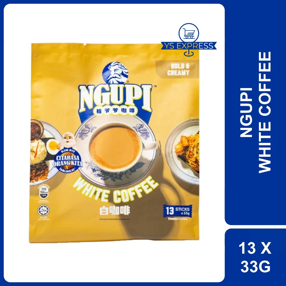 ZUS Ngupi White Coffee 13x33G - Kopi Putih | Shopee Malaysia