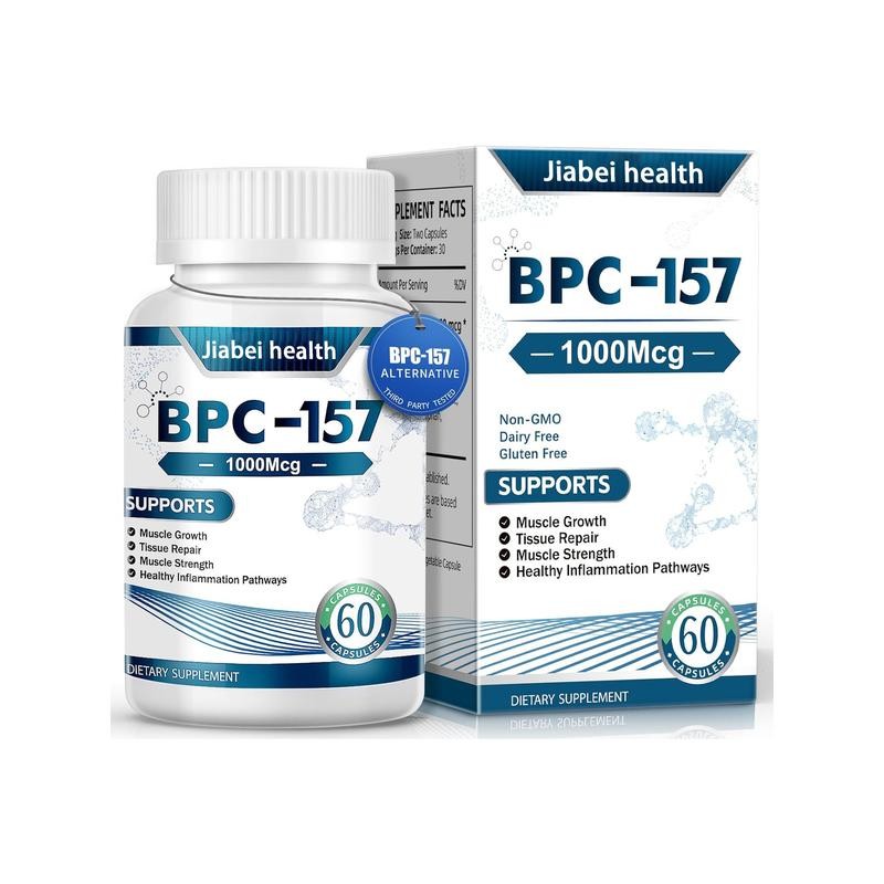 BPC-157 Peptide Capsules 1000mcg-Rapid Muscle & Gut Repair, Anti ...