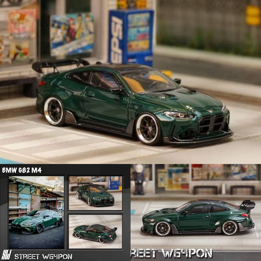 SW 1: 64 BMW BMW G82 M4 ADRO BODY KIT Wide BODY Modified Alloy Car ...