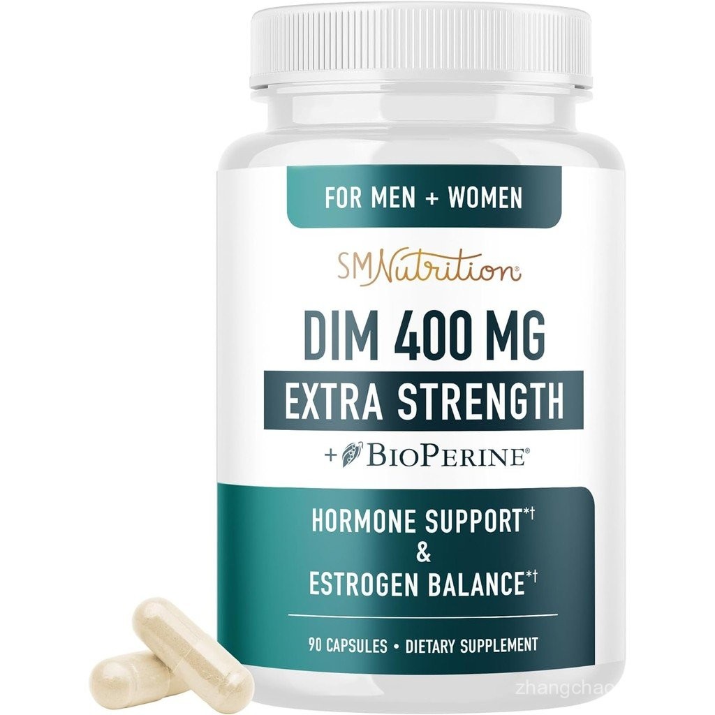 DIM Supplement 400MG Extra Strength | Hormone Balance for Men and Women ...