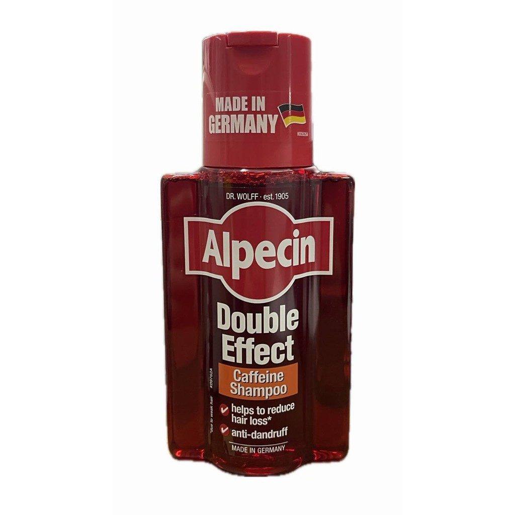 ALPECIN DOUBLE EFFECT CAFFEINE SHAMPOO 200ML (EXP: 10/2025) | Shopee ...