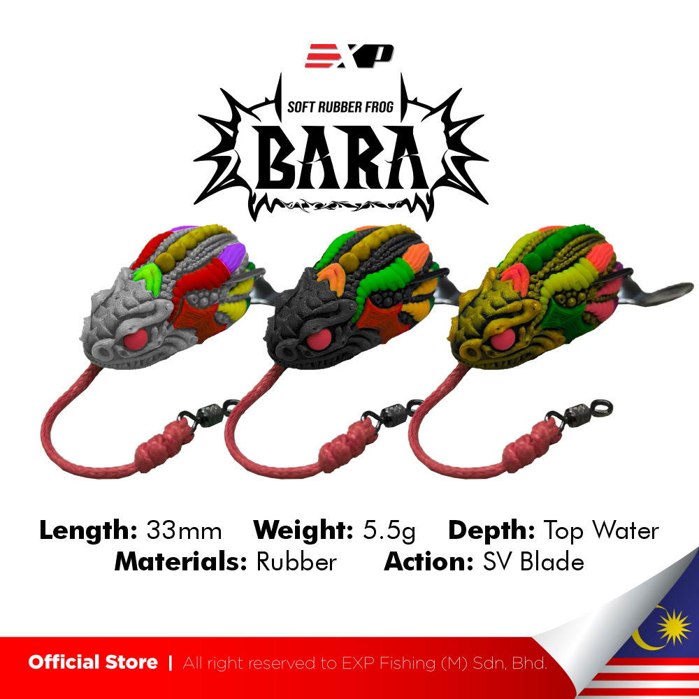 EXP BARA Frog EXP Soft Frog Murah Haruan Killer Katak Casting Umpan ...