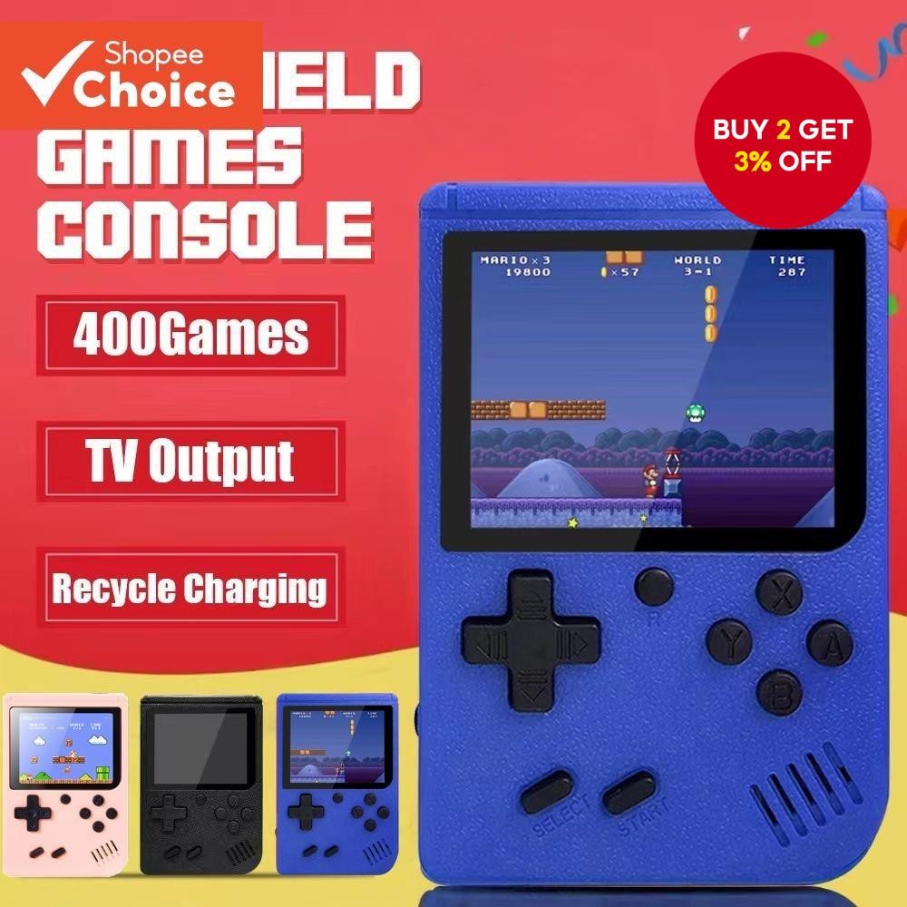 Portable Classic Retro Mini Video Game Console FC 3 Game Player Built ...