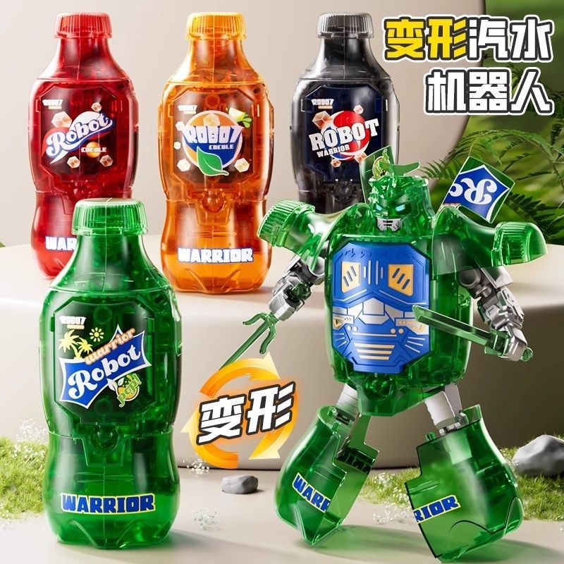 Children Deformed Soda Samurai Robot Pepsi Can Cola Sprite Beverage ...