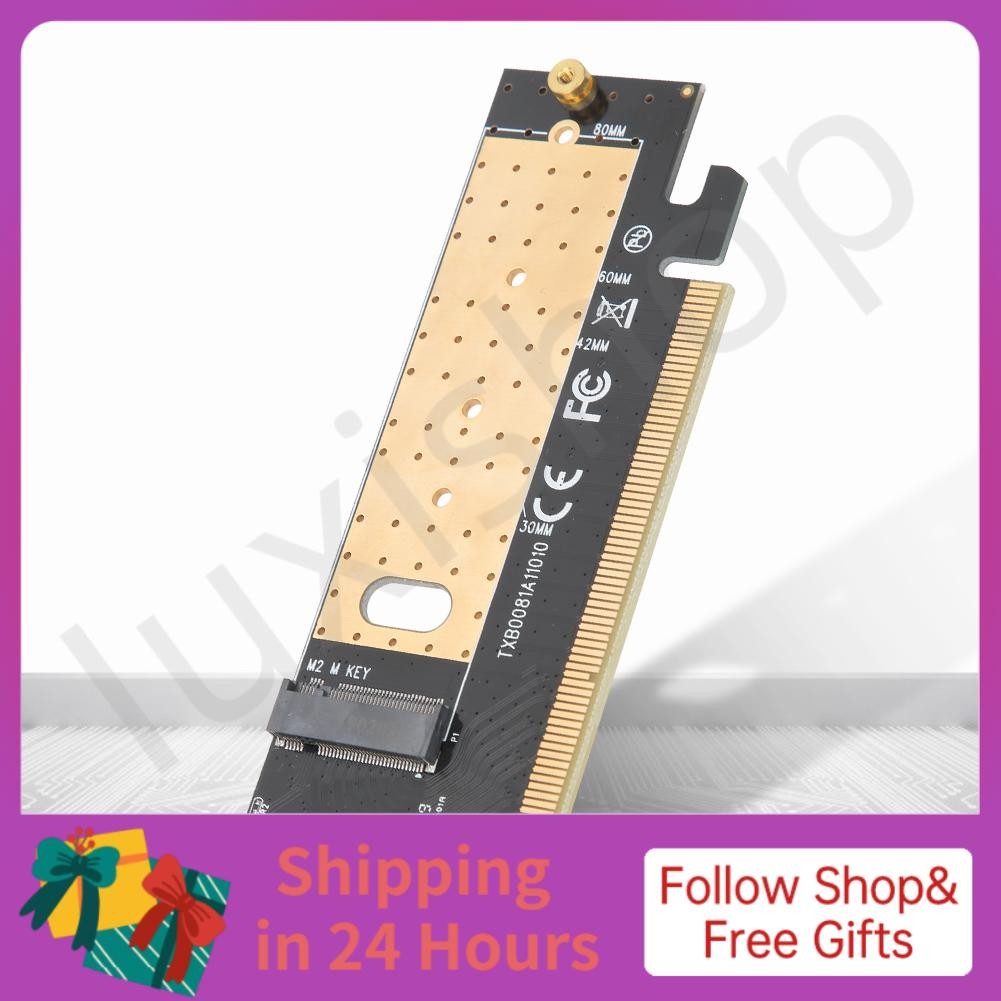 Iuxishop SSD Interface Riser Card M key M.2 to PCIE3.0 x16 Great ...