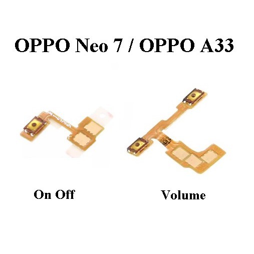 B.M OPPO Neo 7 / OPPO A33 Power On Off Volume Up Down Button Flex Cable ...
