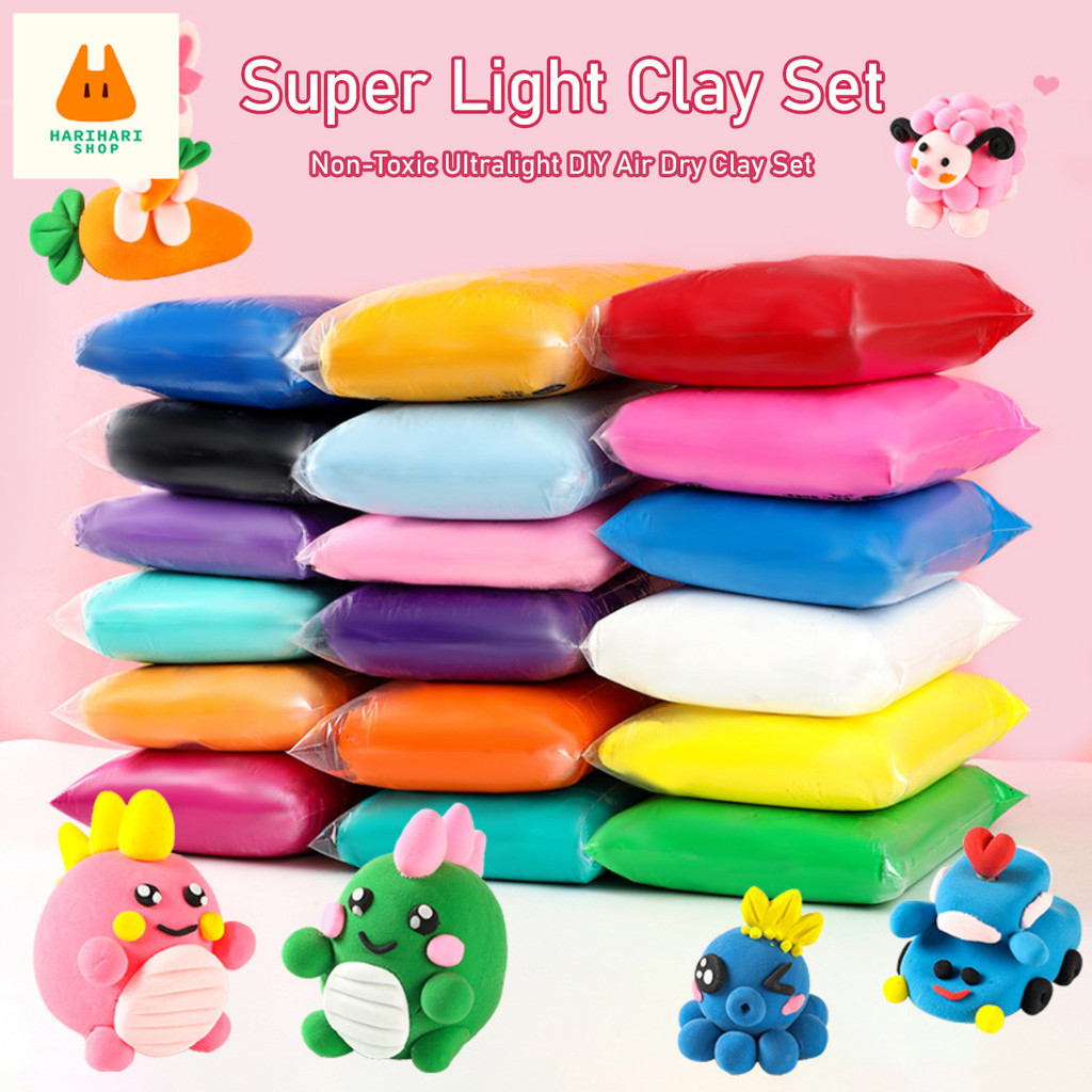 100GM Super Light Clay Ultralight Mud DIY Air Dry Clay Butter Slime ...