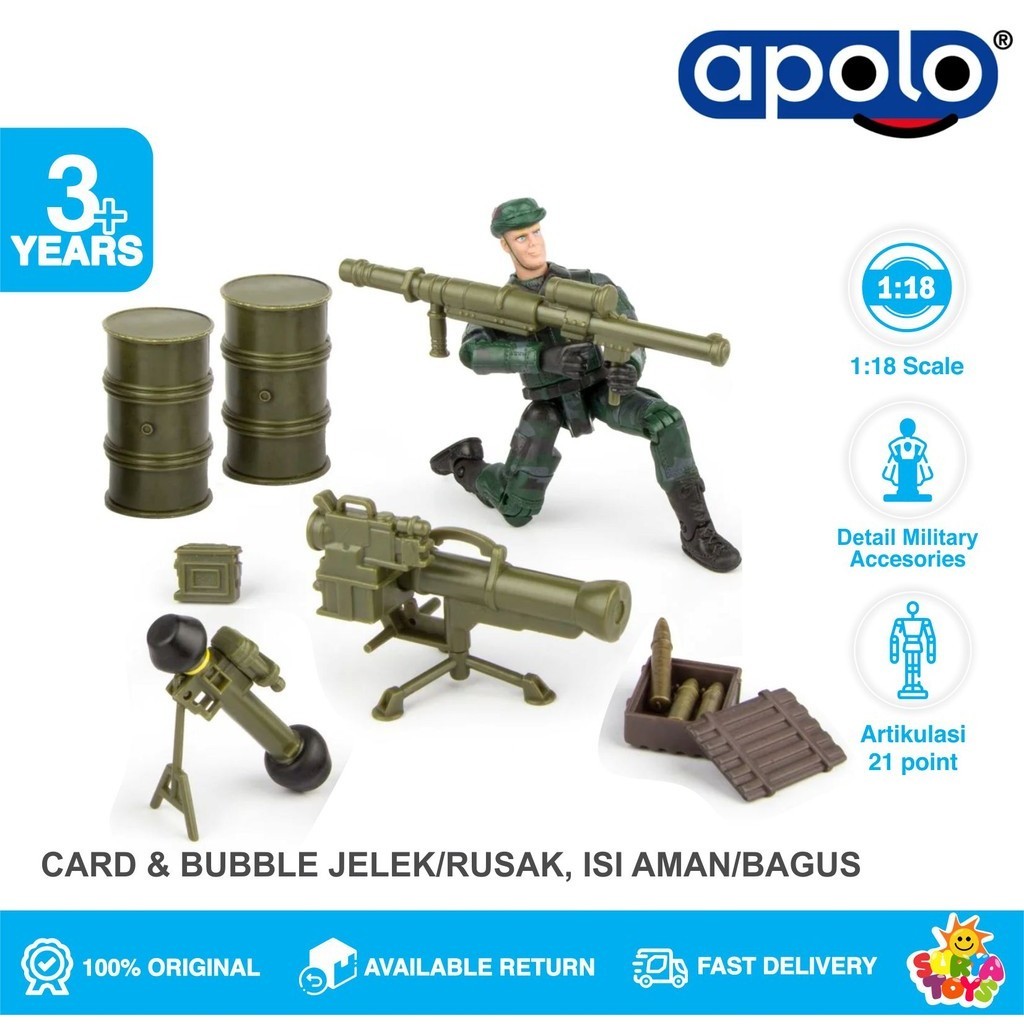 Apolo Action Figure 1:18 World Peacekeepers Power Team Elite | Shopee ...