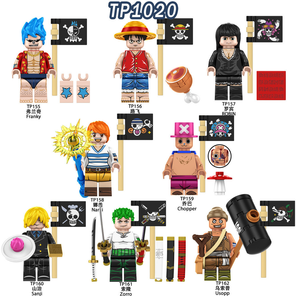 Chopper Building Luffy Blocks One Piece Figures Franky Toy Minifigures ...