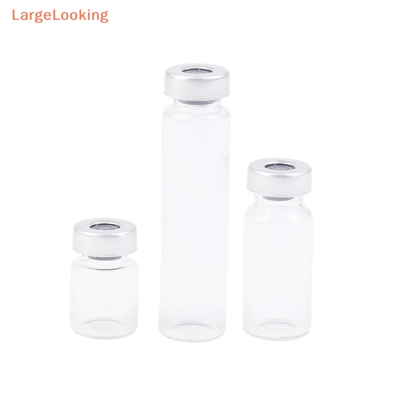 [LargeLooking] 10 Pack 5/10/20ml Sealed Sample Vials Transparent Glass ...