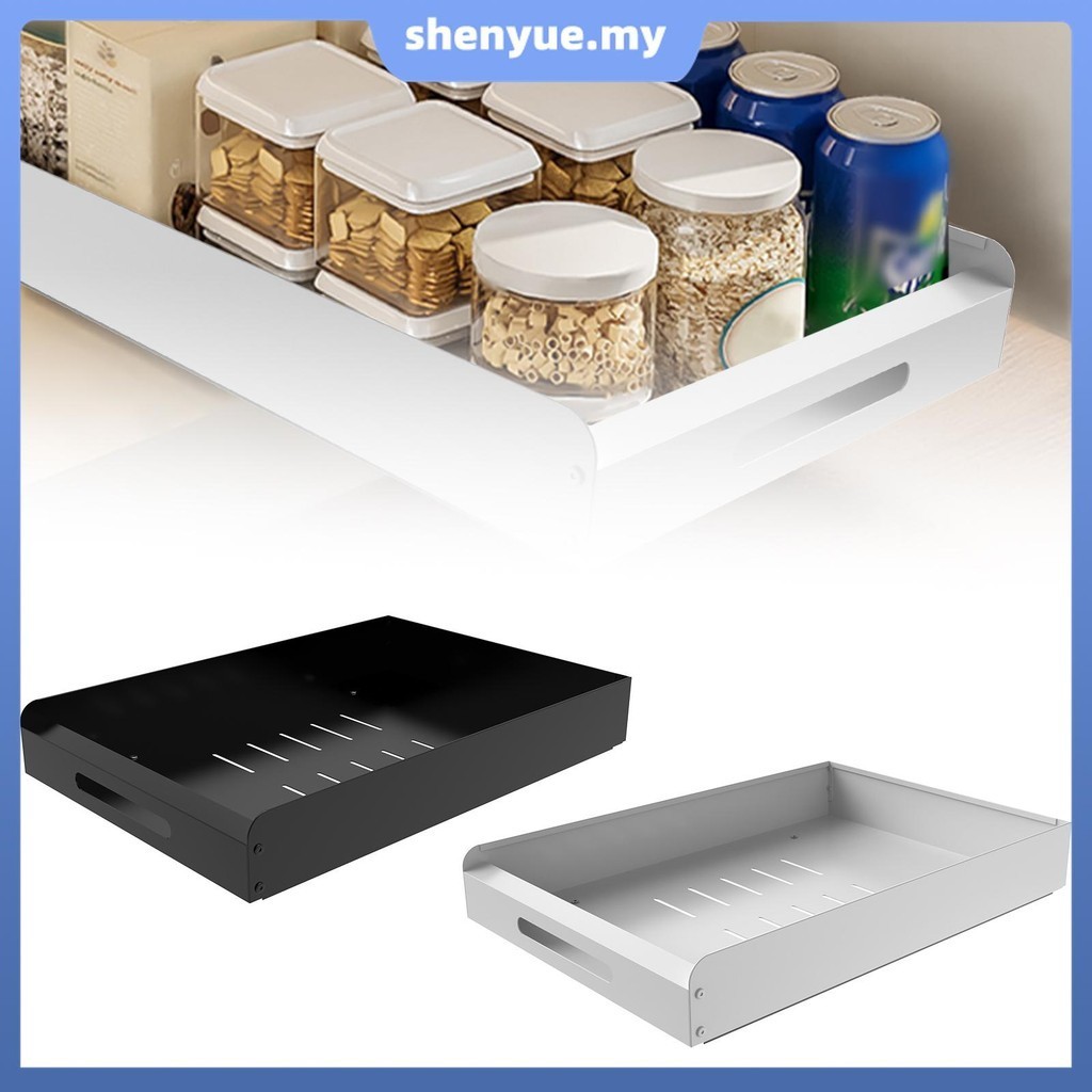 Pull Out Cabinet Organizer Carbon Steel Slide Out Drawer Storage Shelf ...
