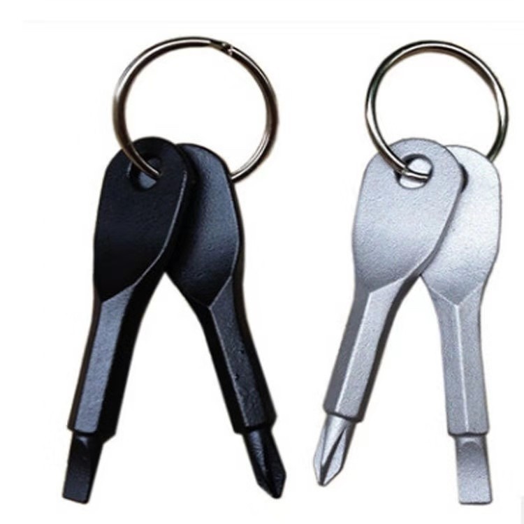 Mini Outdoor Portable Philip Head Flat Head Screwdriver With Key Ring ...