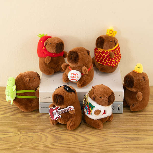 capybara Cabibala comel, loket 4 inci, anak patung mewah, gadis kecil ...