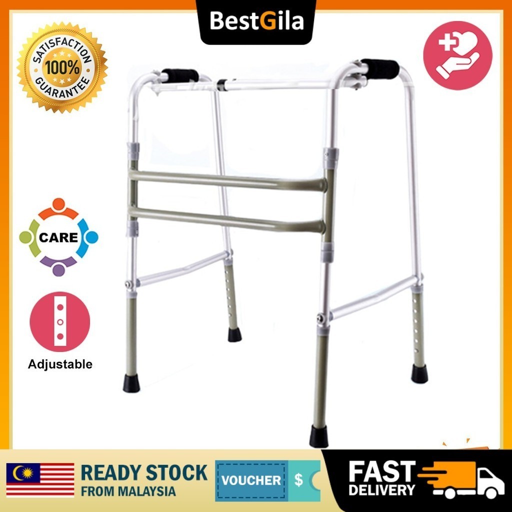 BestGila CLEAR STOCK Malaysia Aluminium Folding Reciprocal Walking ...