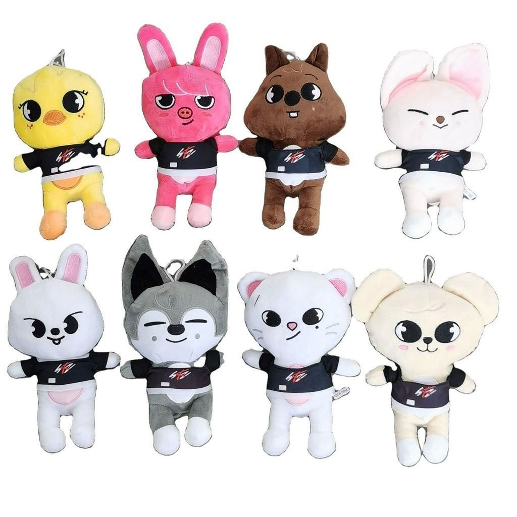 LLWW01 KPOP Stray Kids Skzoo Plush Toy 20cm Cartoon Stuffed Animal Toys ...