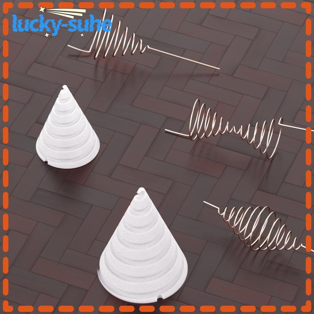 LUCKY-SUHE Gardening Copper Wire Fixture, Spiral Winding Cone Fibonacci ...