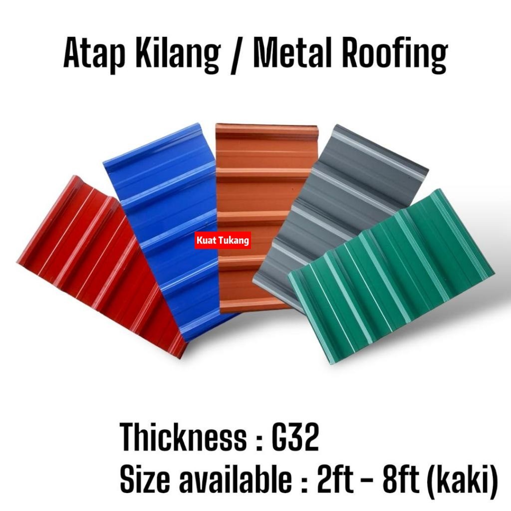 Atap Kilang / Metal Deck / Metal Roofing Zinc / Zink Kilang / Bumbung ...
