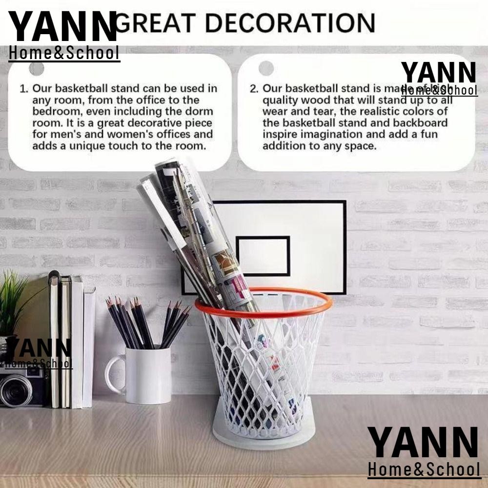 YANN Basketball Rack Storage, Trash Baskets Rubbish Bin Wastebasket ...