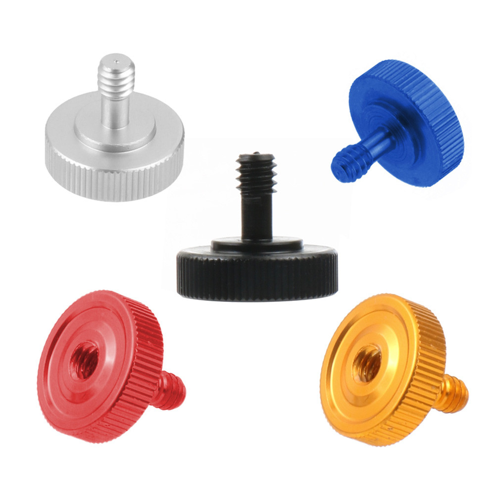 XT-XINTE 1x 1/4" Male to 1/4 Female Socket Screw Adapter Thumb Knob ...
