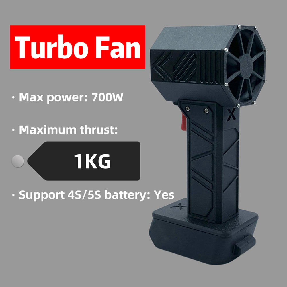 Turbo Jet Fan 50mm Brushless Motor Turbo Violent Fan 1000g Thrust ...