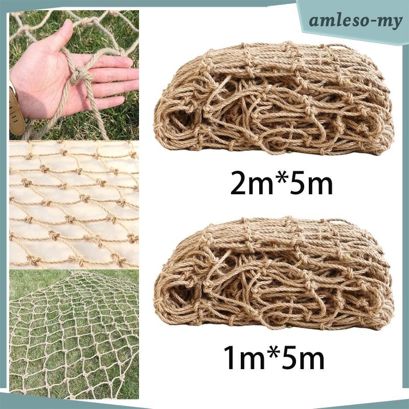 [AmlesoMY] Plant Support Netting Net Hemp Rope Mesh Photo Wall Decor ...