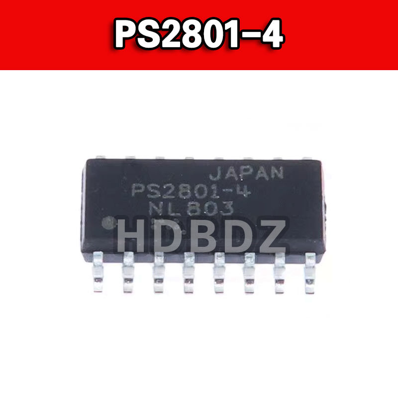 1-5pcs PS2801-4 SOP-16 Transistor/Photoelectric Output IC SMD PS2801 | Shopee Malaysia