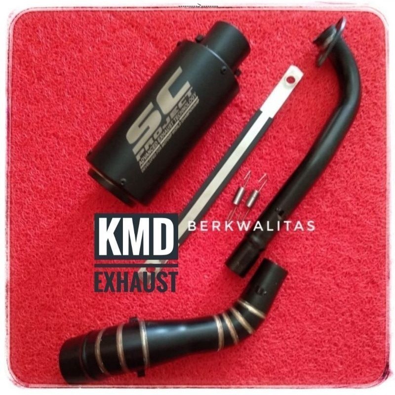 SC project Exzos EXHAUST EX5 Recing open / honda wave 125 / wave 100 ...