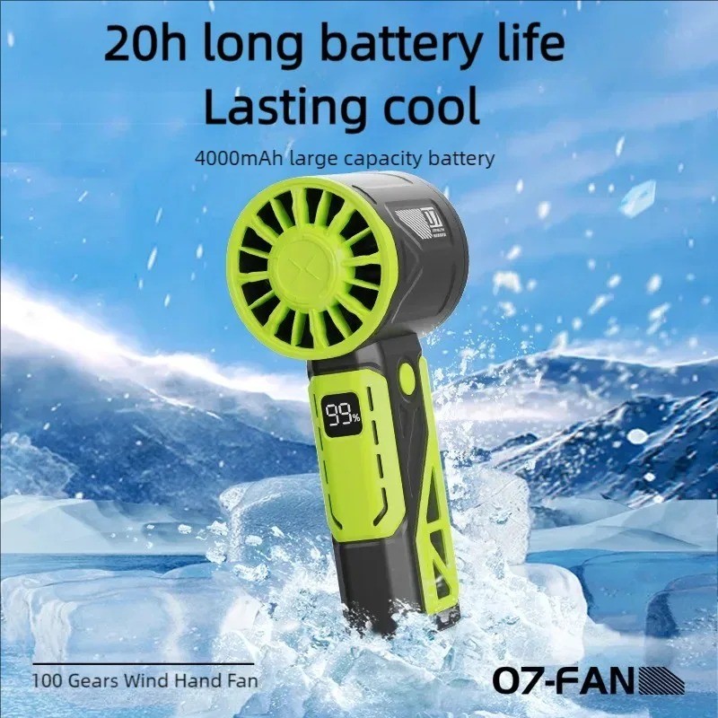 Premium 4000 mah rechargeable 100 speed adjustable High speed fan ...