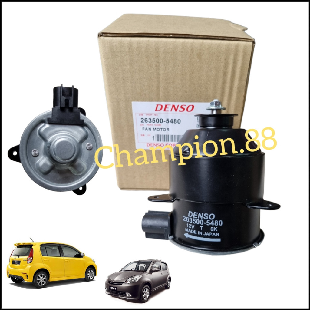 100% ORGINIAL DENSO PERODUA MYVI KEMBARA DVVT , VIVA ,RADIATOR COOLING ...