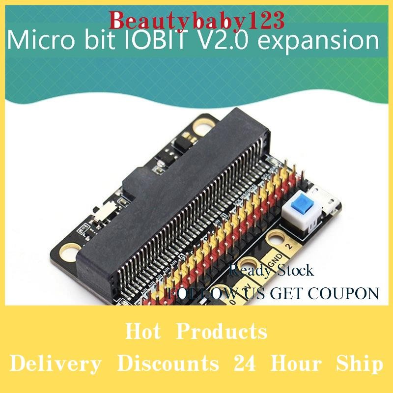 【NEW】Micro:Bit Horizontal Adapter Board IOBIT V2.0 Expansion Board for Microbit | Shopee Malaysia