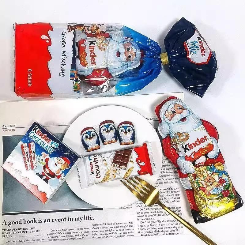 German Imported Kinder Chocolate Cartoon Santa Claus New Year Gift ...