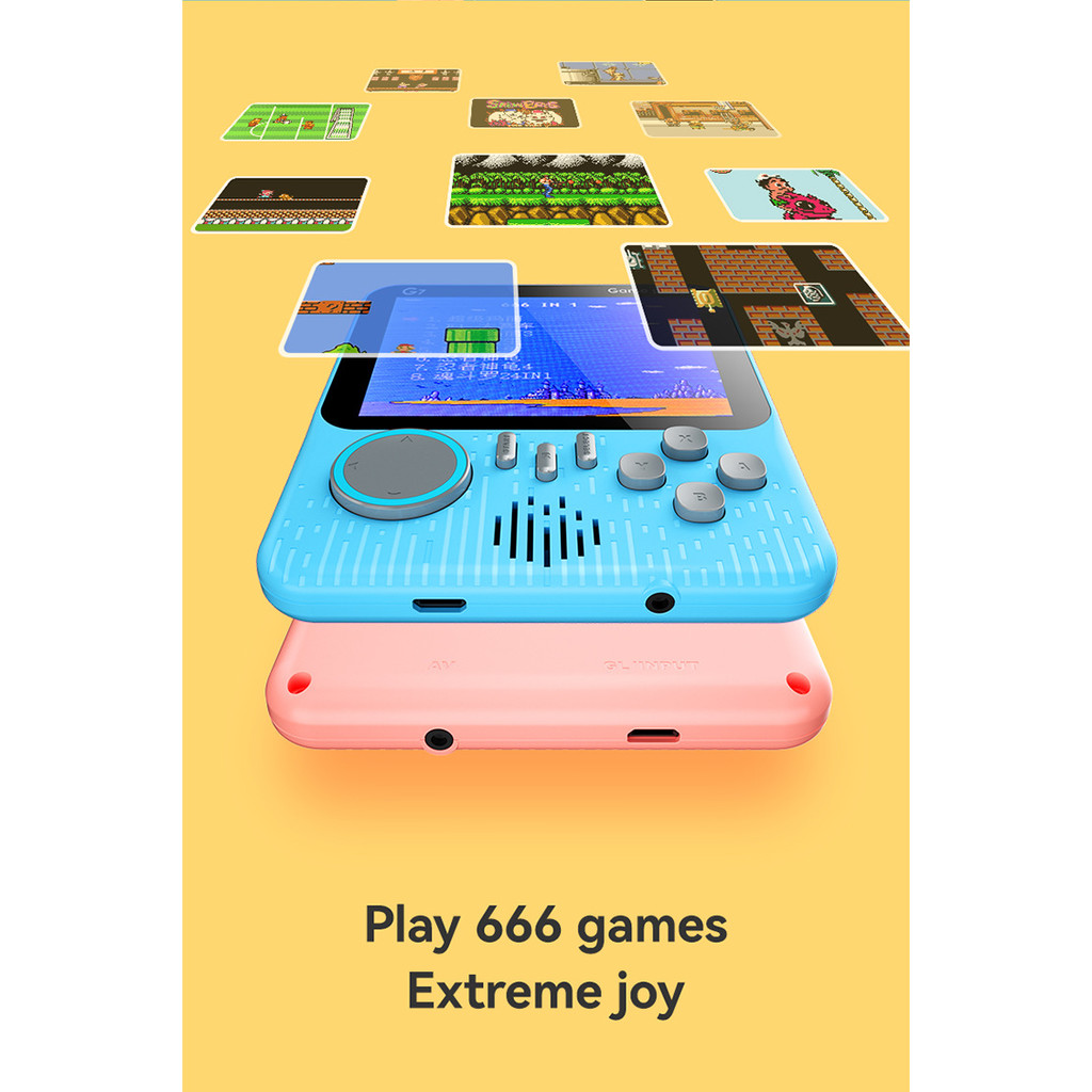 Handheld Game Console Ultra-Thin G7 Game Console Portable Retro ...