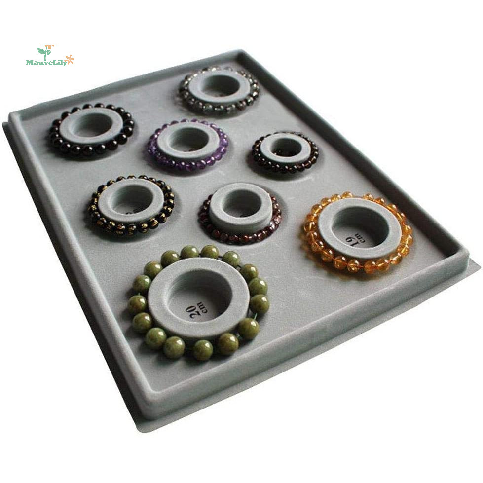 LILY 2Pcs Bead Design Board Bracelet Design Board Flocked Bead Board ...
