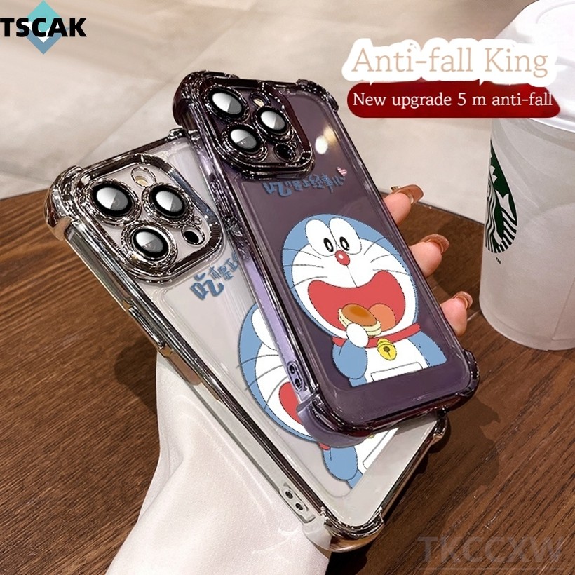 Cartoon Couples Cute Doraemon Star Case For Infinix Hot 40 Pro 30 30i ...