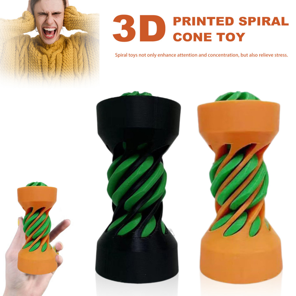 xavexbxl| Stress Relief Spiral Toy Column Ball Toy 3d Printed Spiral ...