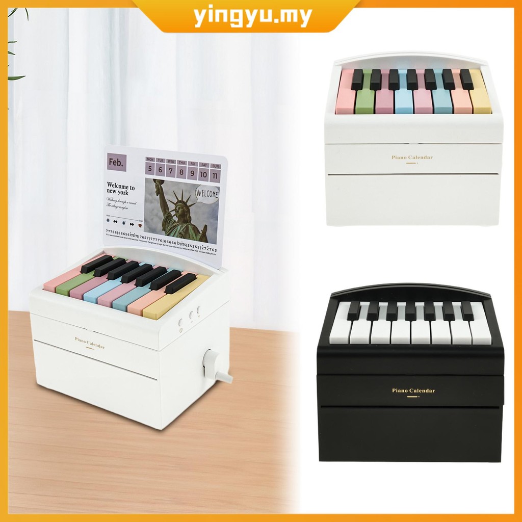 Piano Calendar Creative Mini Piano Calendar with Music Scores ...